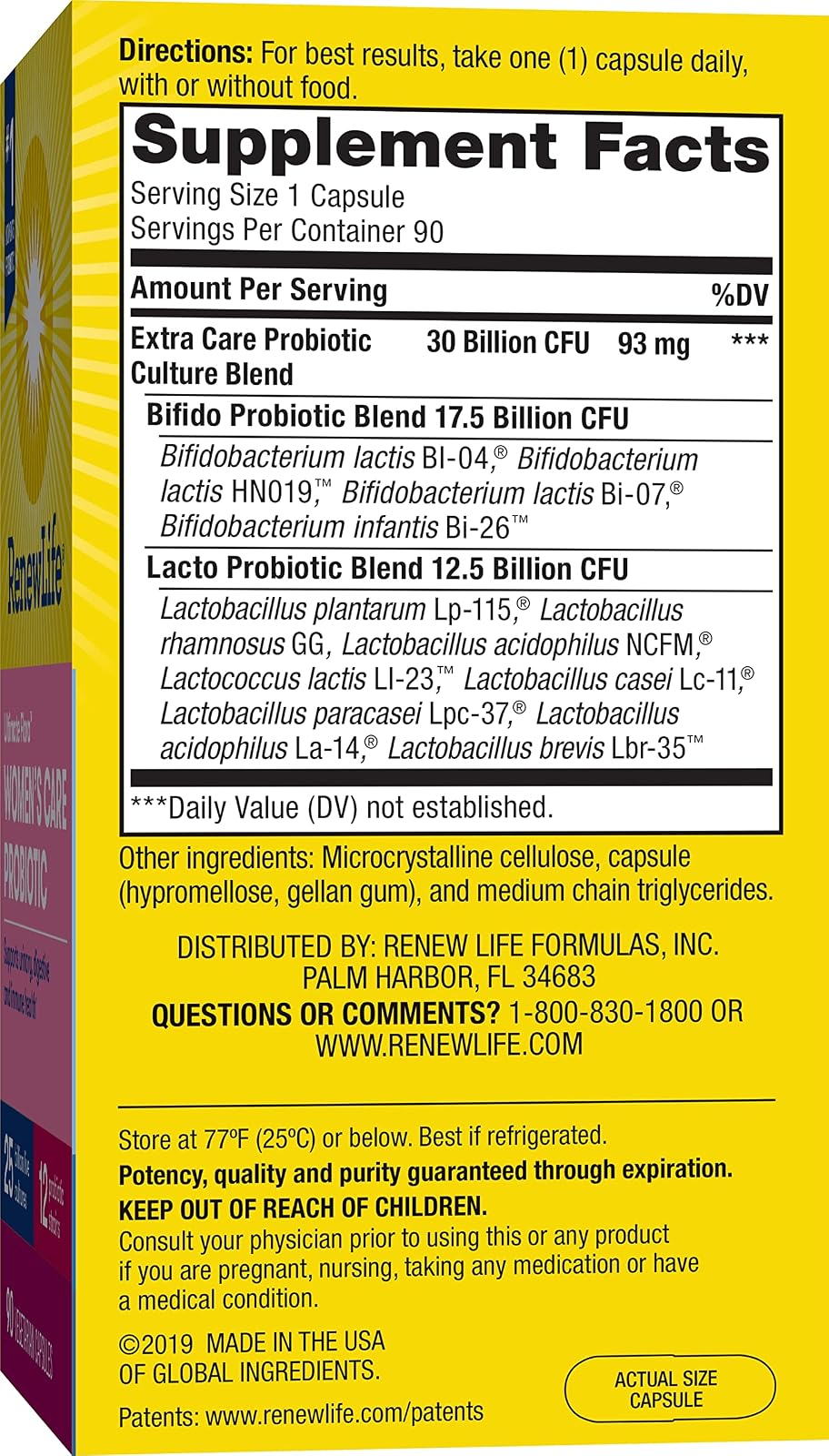 Natural probiotics for women's balance