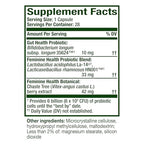 Natural probiotics for women's digestive health