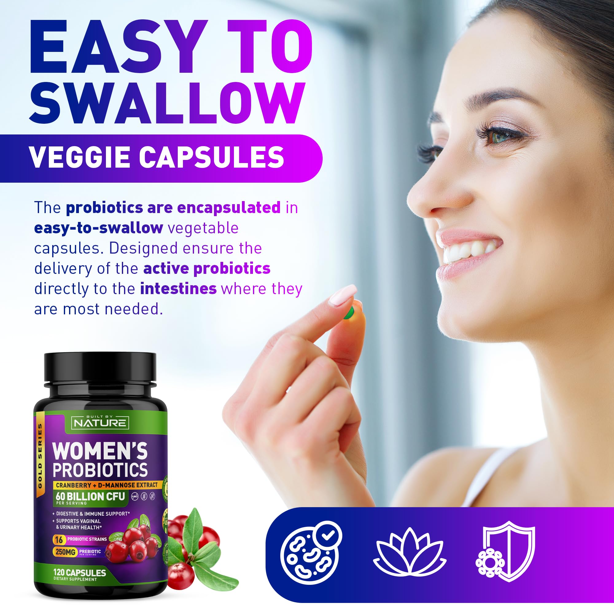 Natural probiotics for women's wellness