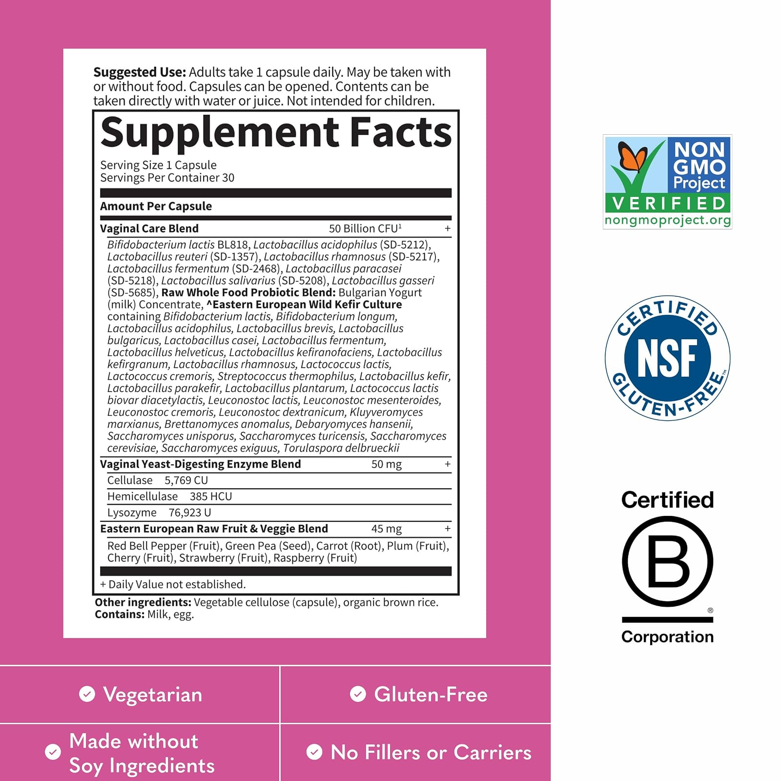 natural probiotics for women