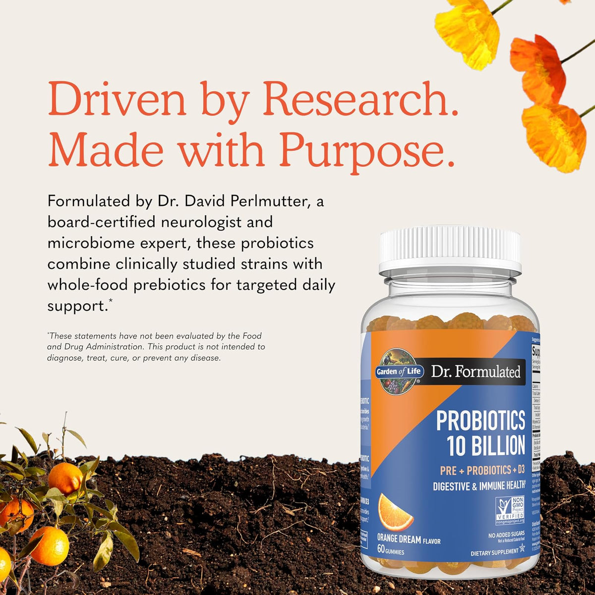 Natural probiotics in gummy form