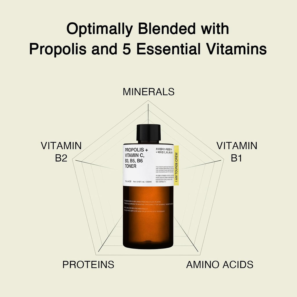 Natural propolis toner for glowing skin