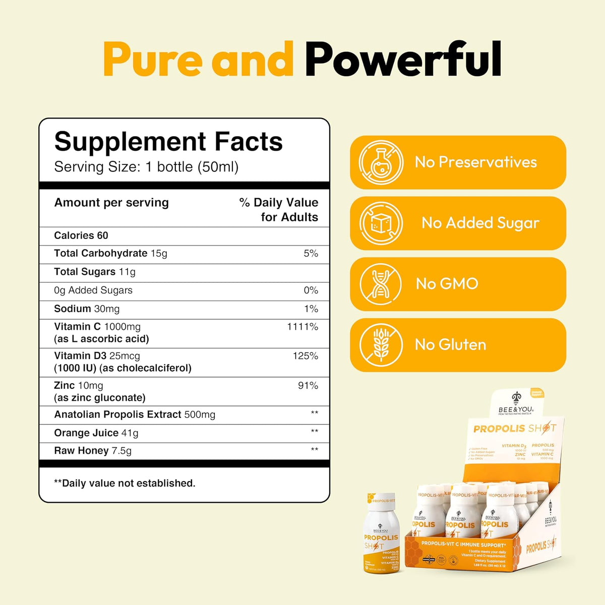 natural propolis vitamin C blend