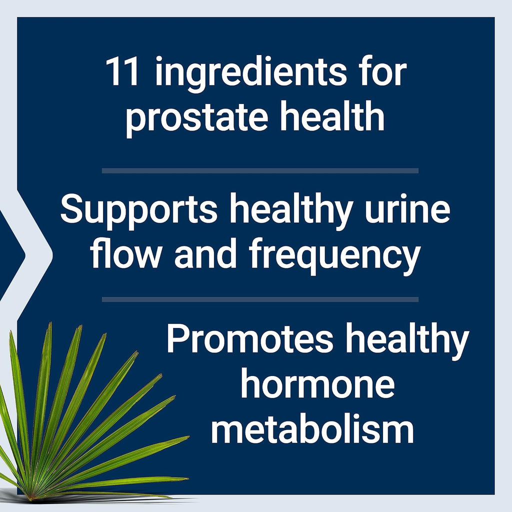 Natural prostate formula with softgels