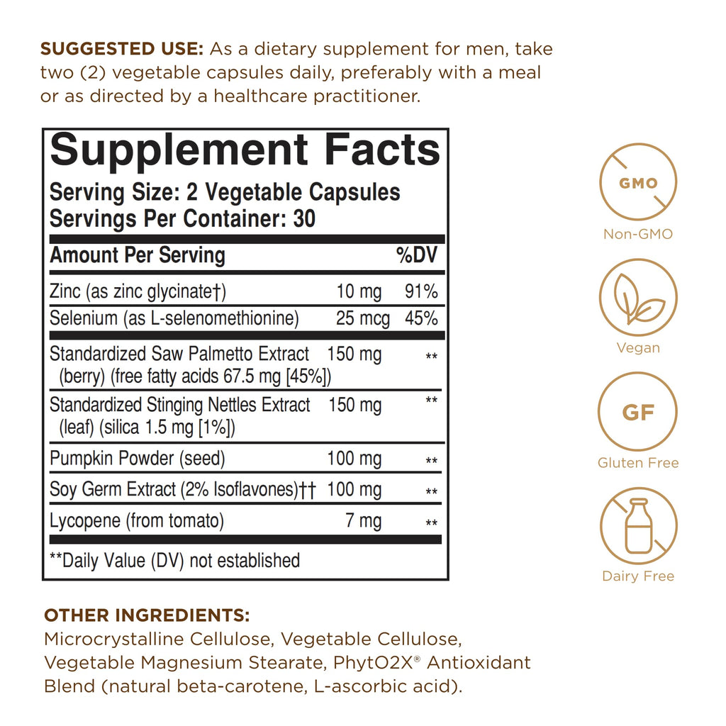 natural prostate health support capsules
