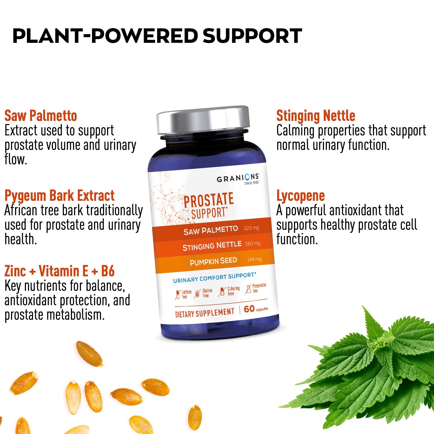 natural prostate health support formula
