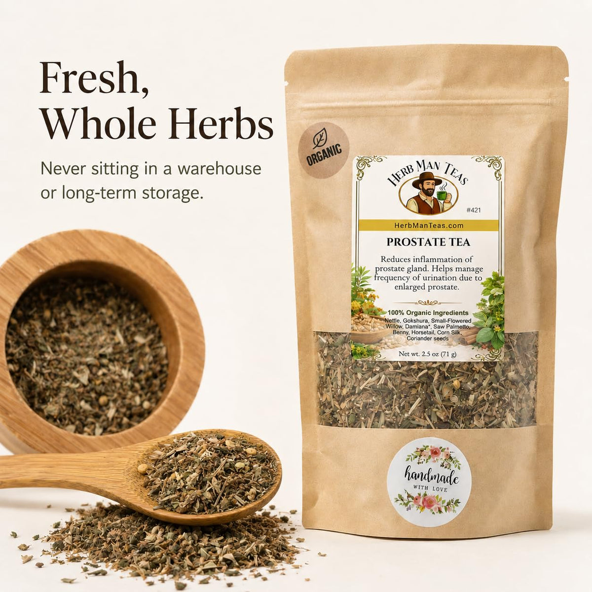 natural prostate health tea