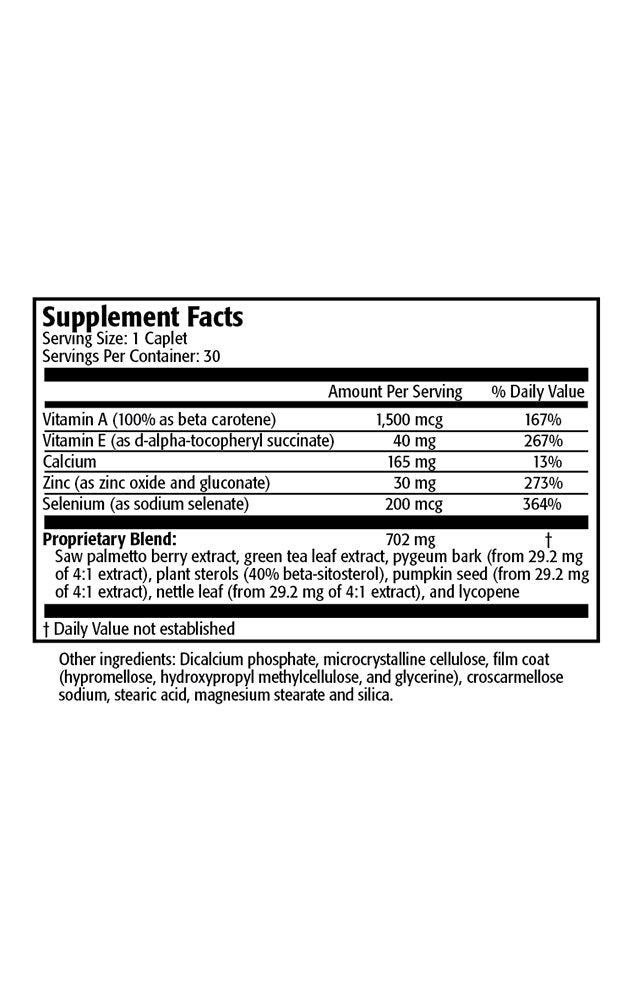 natural prostate support for men
