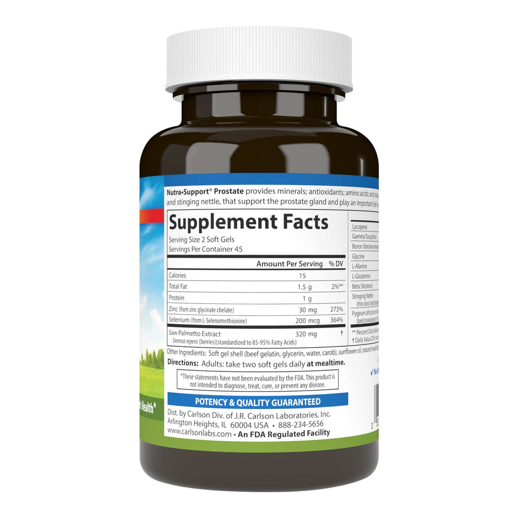 natural prostate support supplement