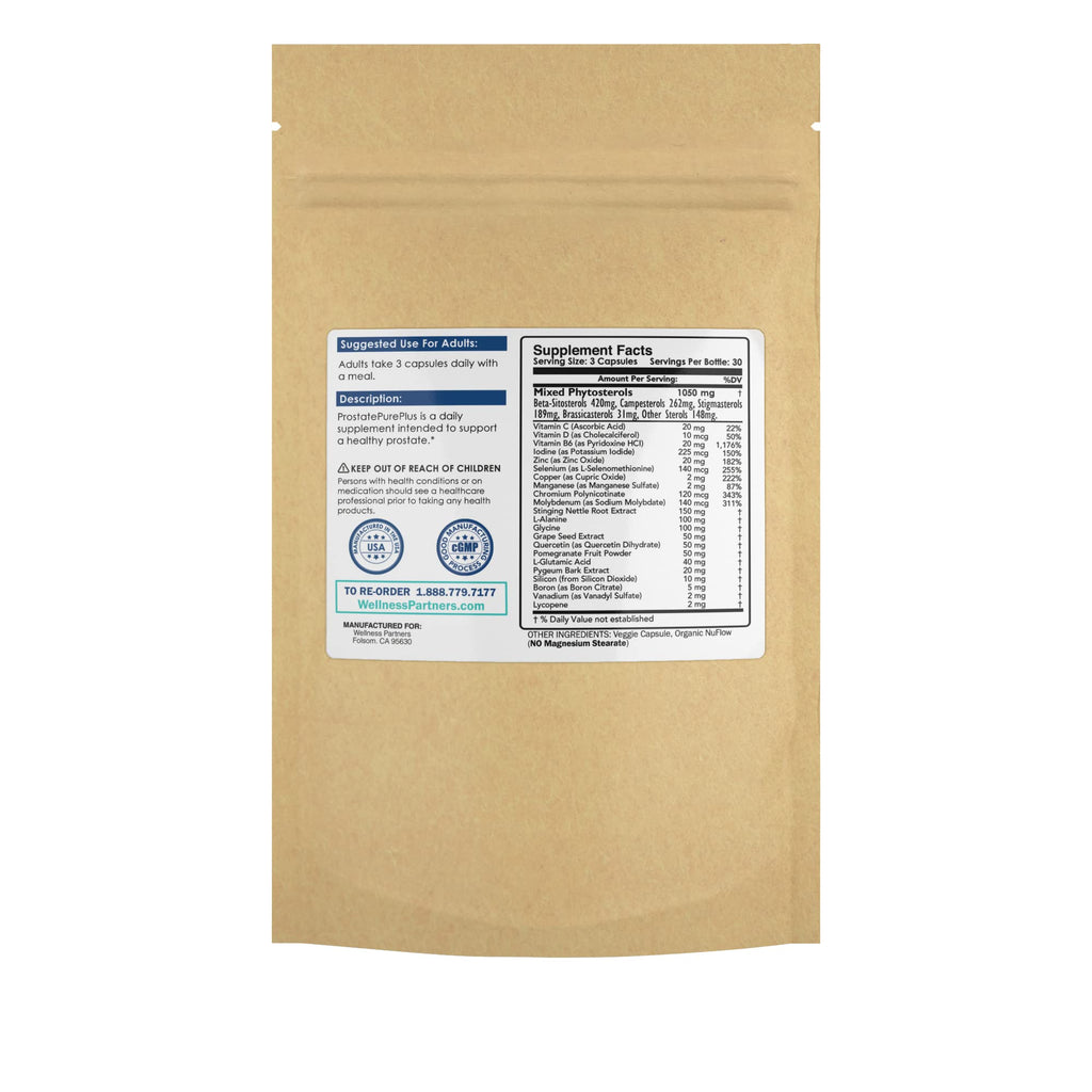 natural prostate support supplements