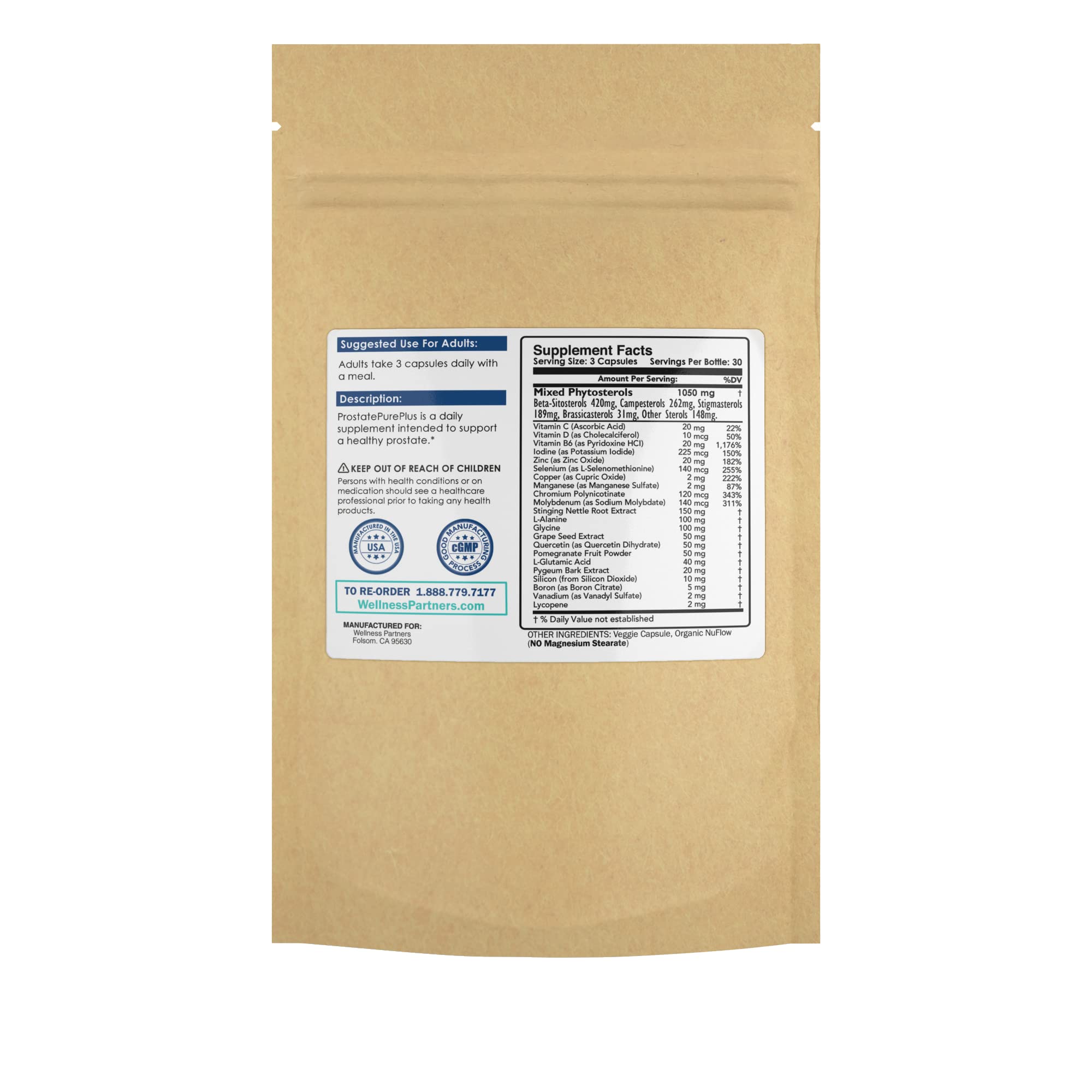 natural prostate support supplements