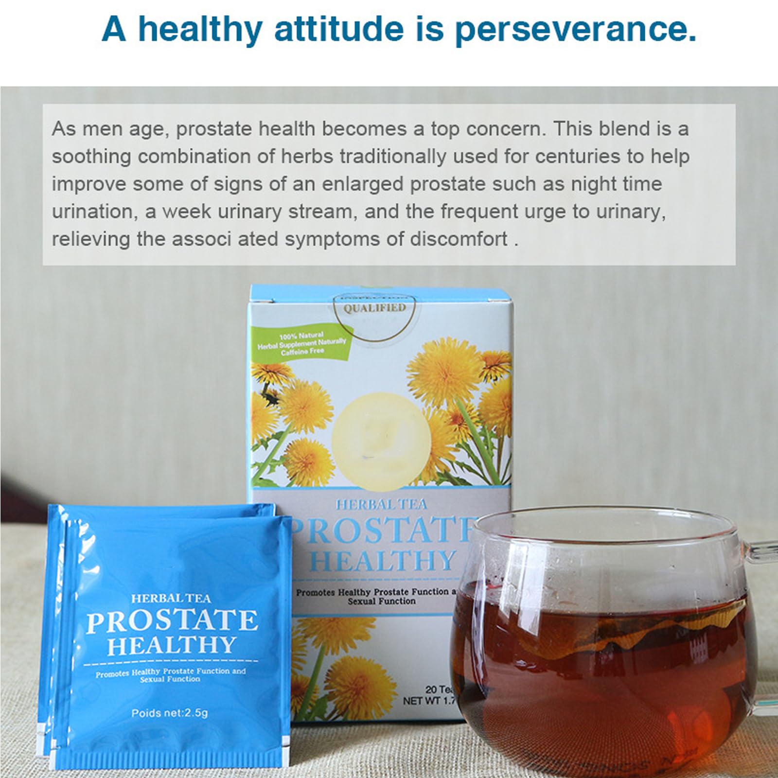 natural prostate support tea