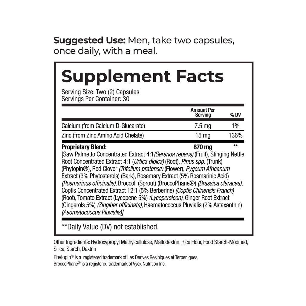 natural prostate support with saw palmetto