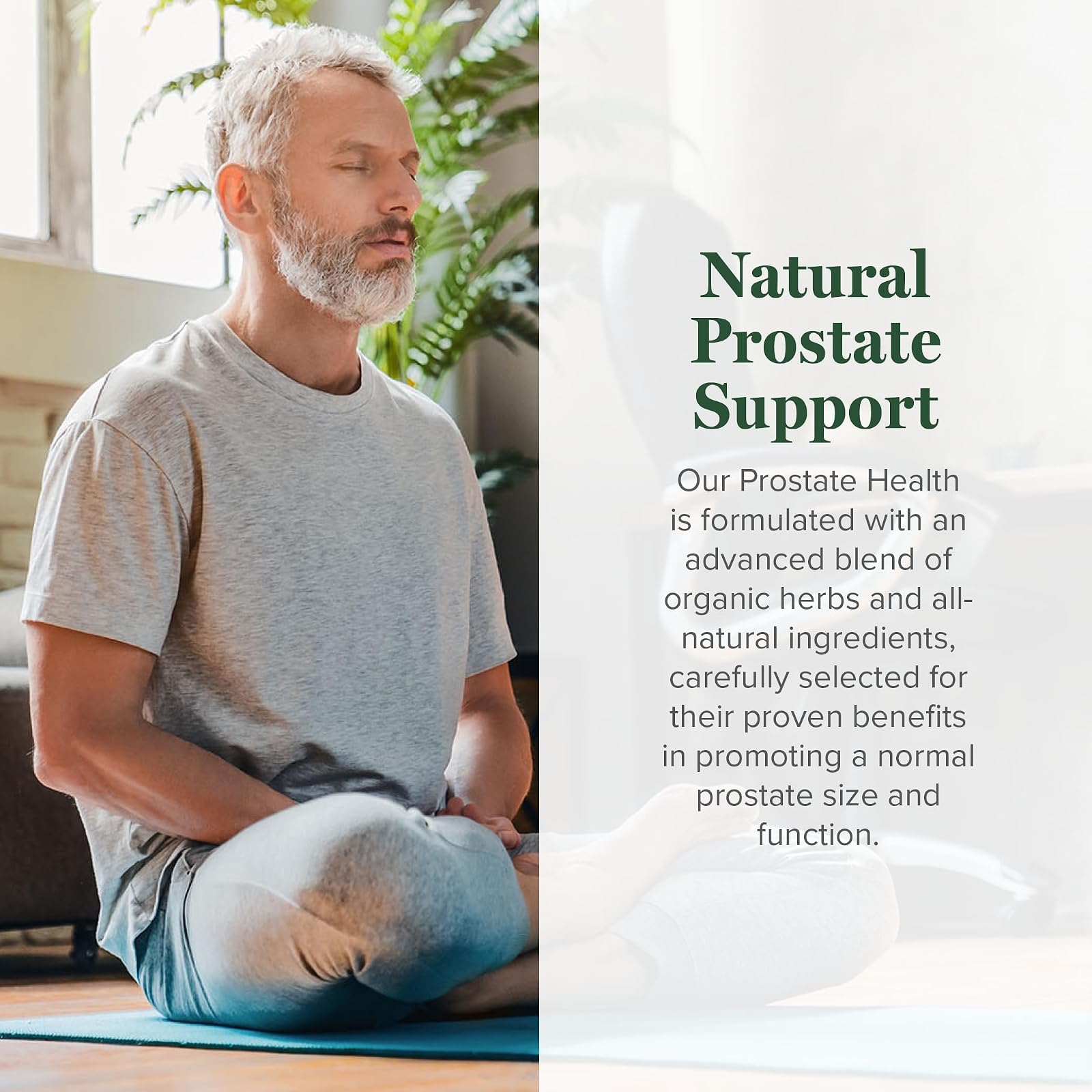 natural prostate support with saw palmetto