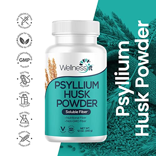 Natural psyllium fiber for weight management