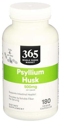 Natural psyllium fiber supplement benefits