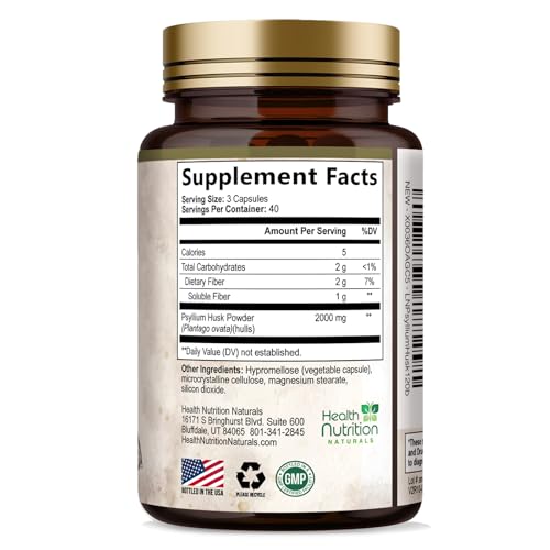natural psyllium for digestive support
