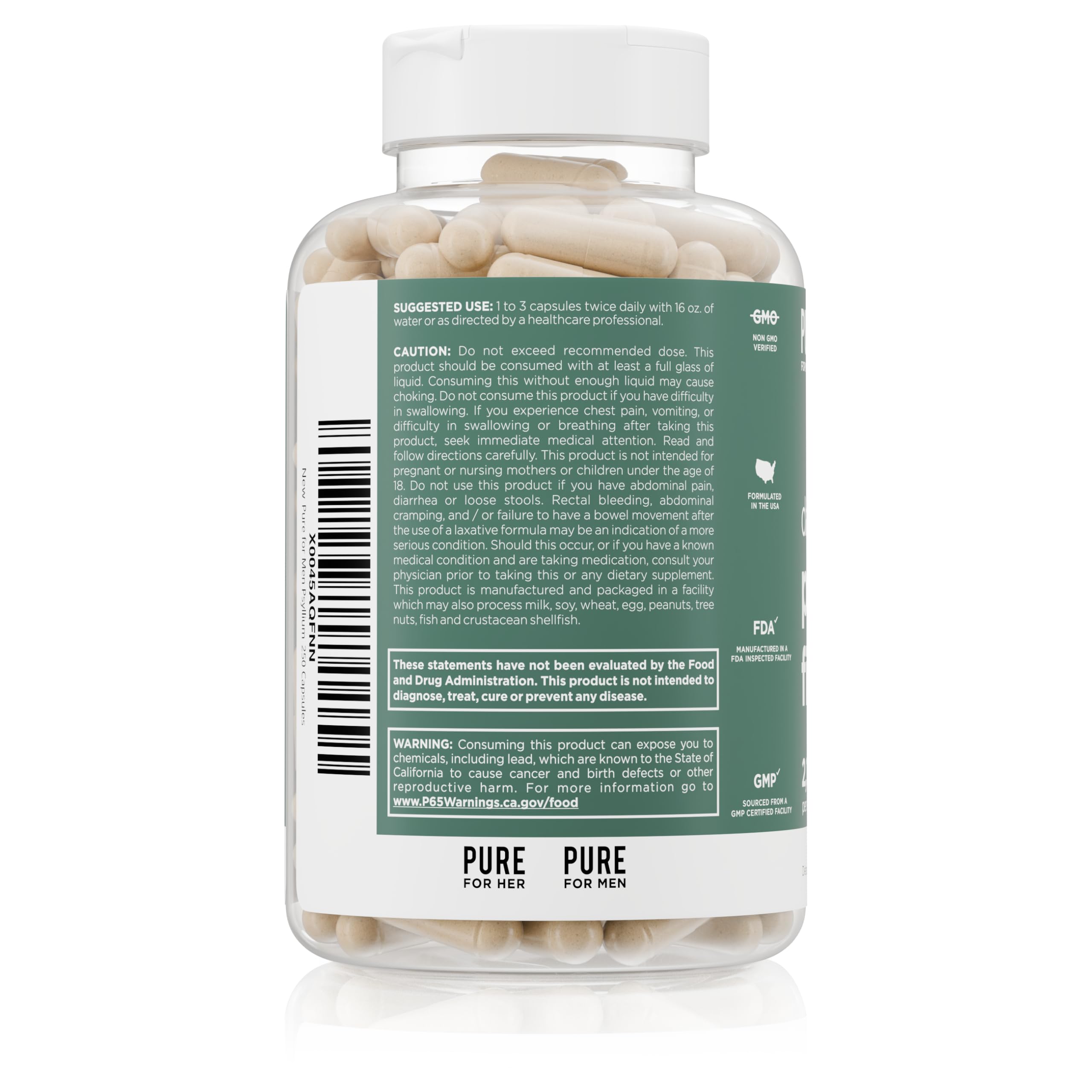 Natural psyllium for digestive wellness