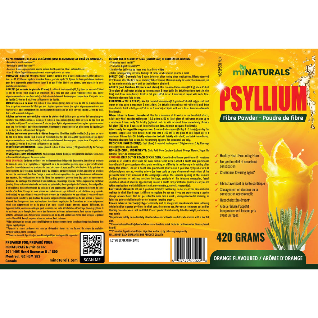 natural psyllium for regularity support