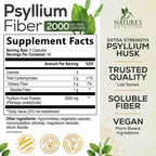 Natural psyllium husk capsules
