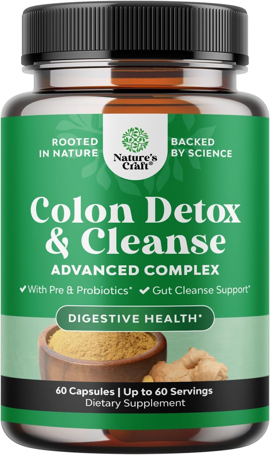 natural psyllium husk detox capsules