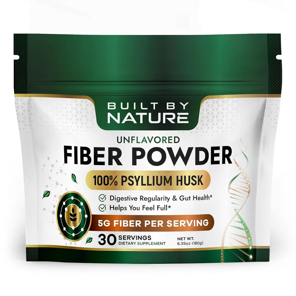 natural psyllium husk fiber powder