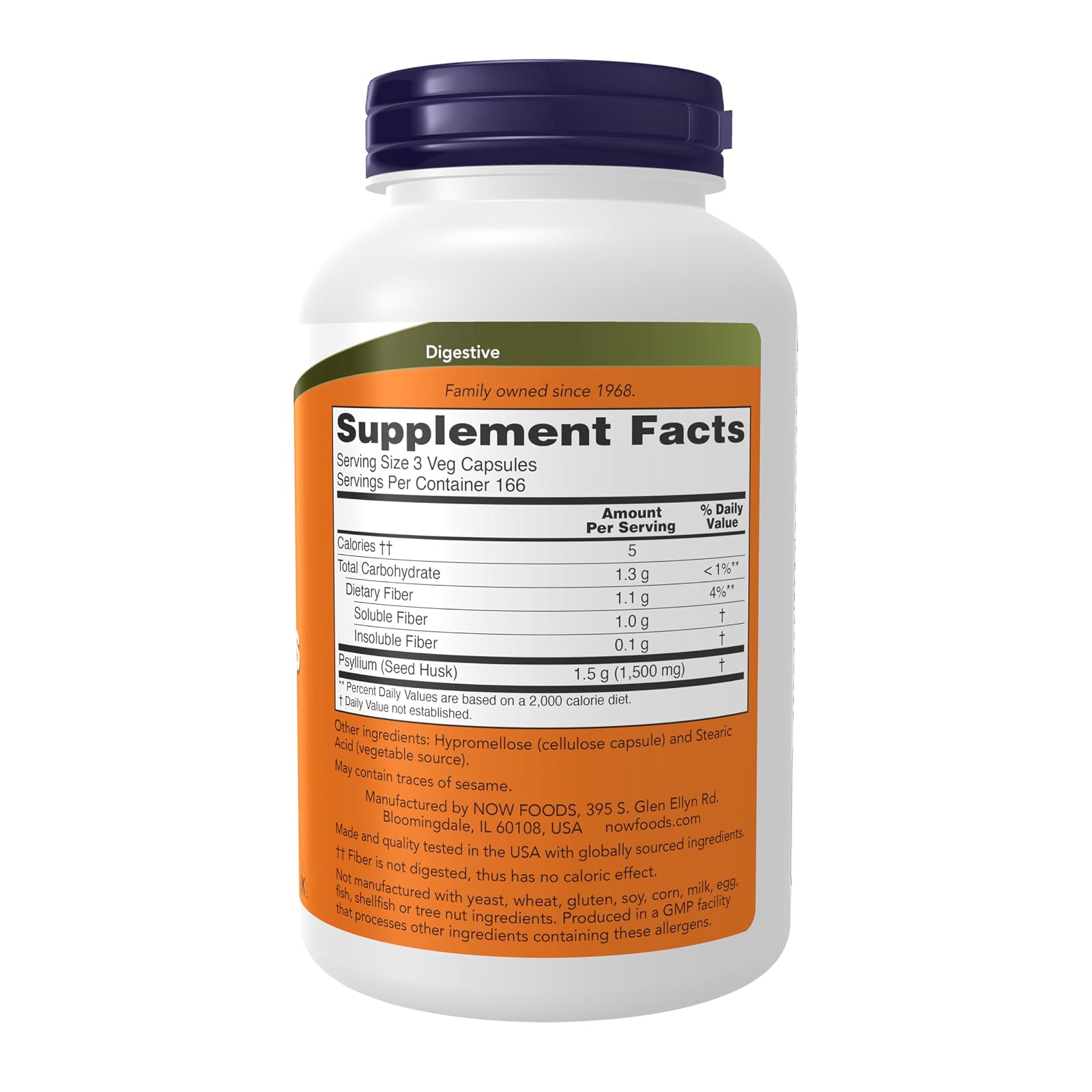natural psyllium husk fibre supplement