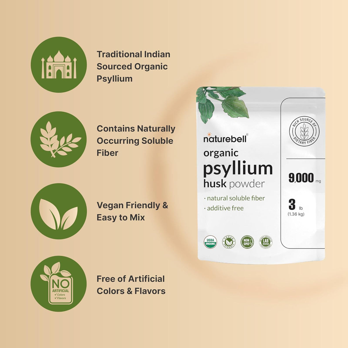 natural psyllium husk for digestion