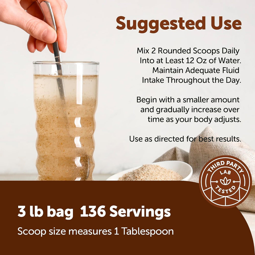 natural psyllium husk for gut health