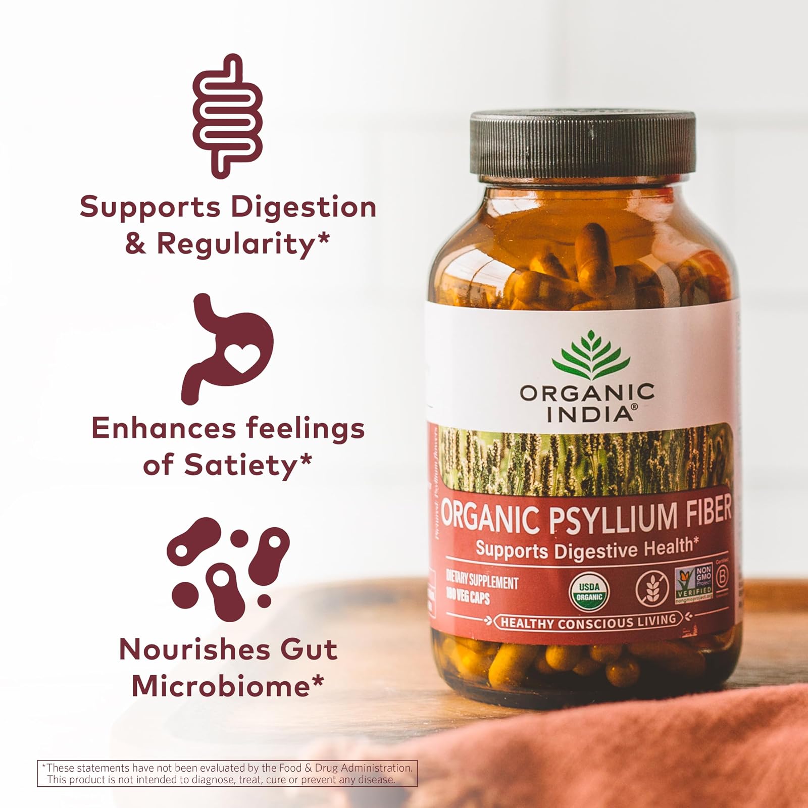 natural psyllium husk for healthy gut