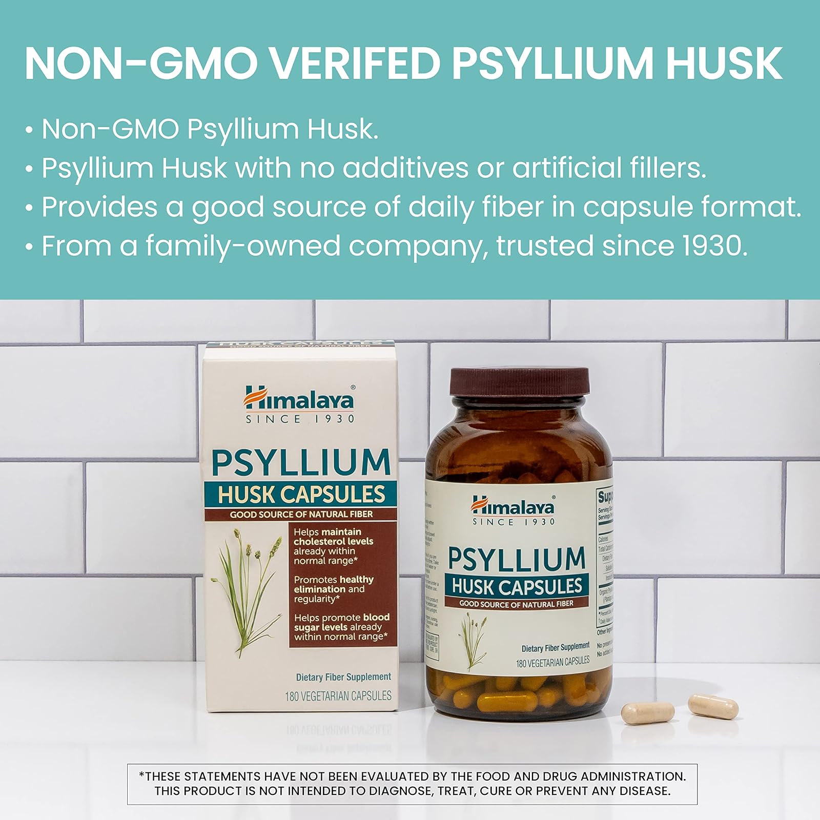 Natural psyllium husk for regularity