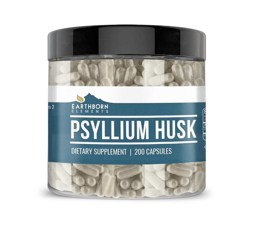 natural psyllium husk supplement capsules
