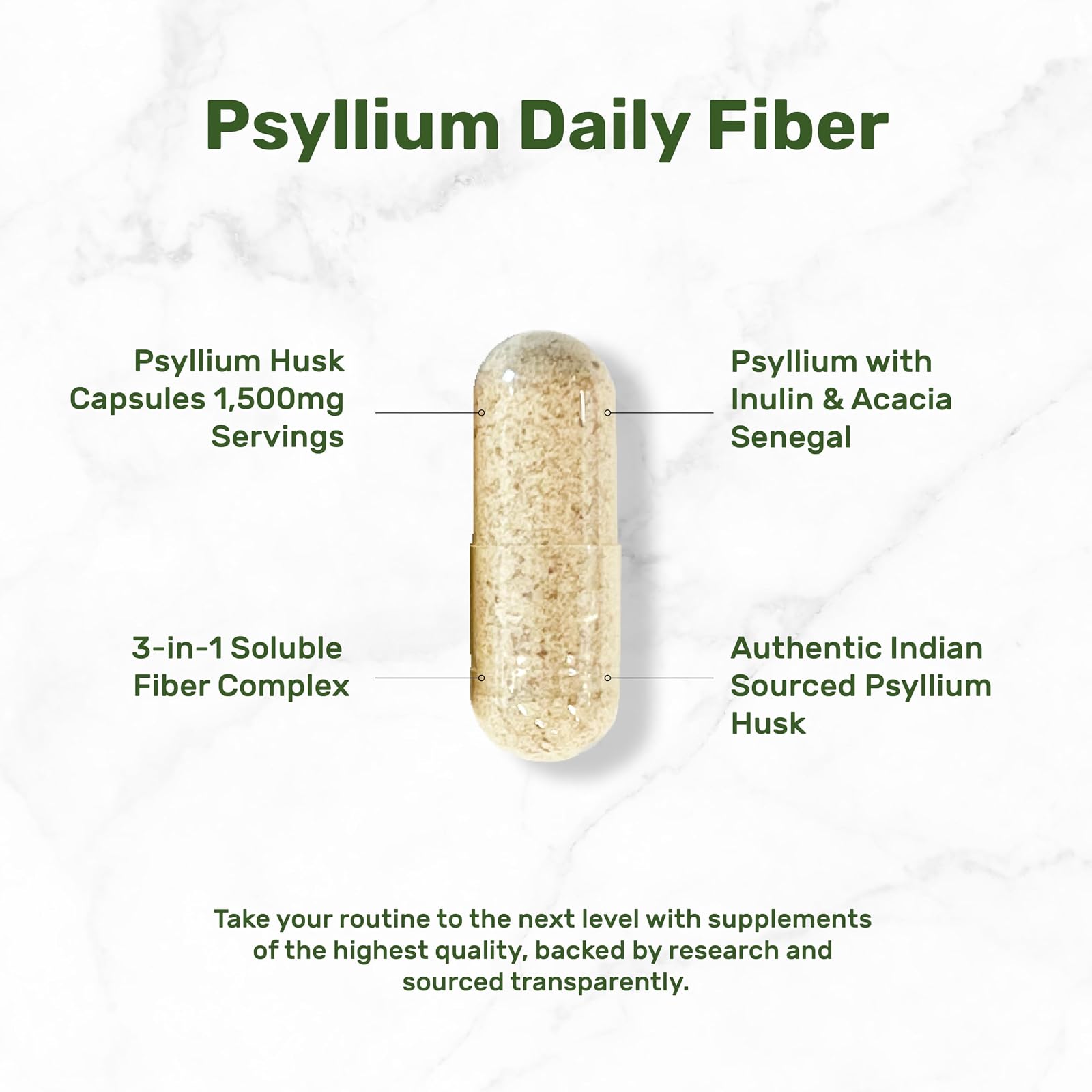 natural psyllium husk supplement