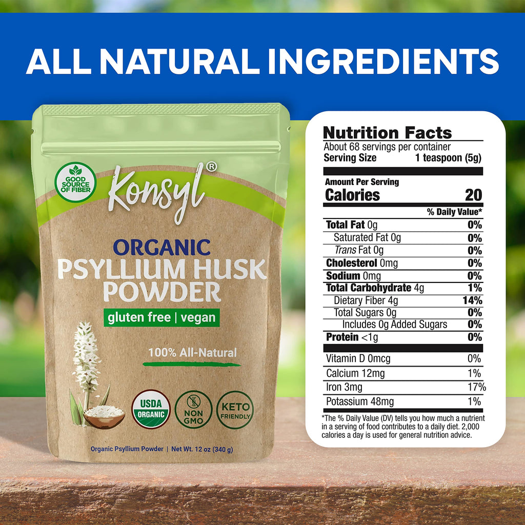 natural psyllium plant fiber source