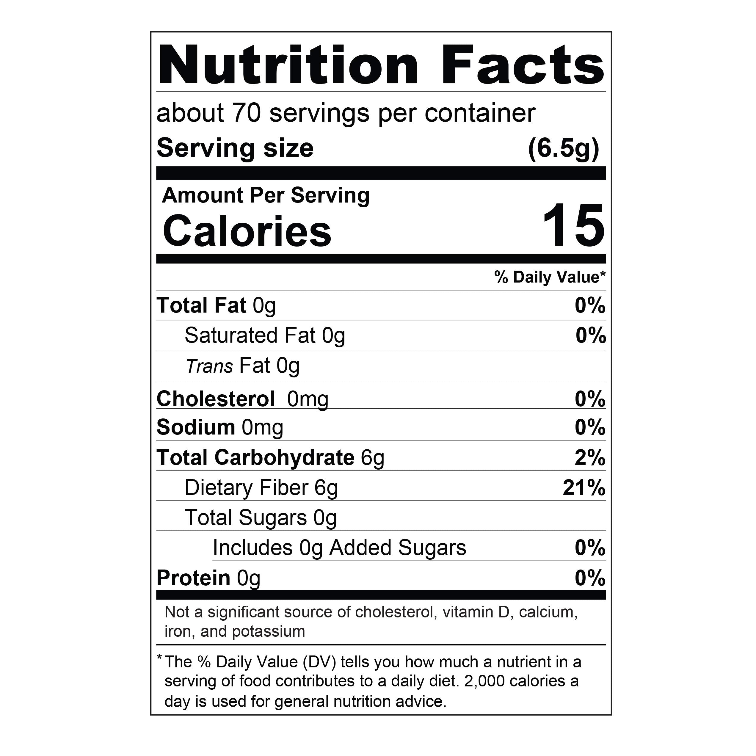 natural psyllium powder blend