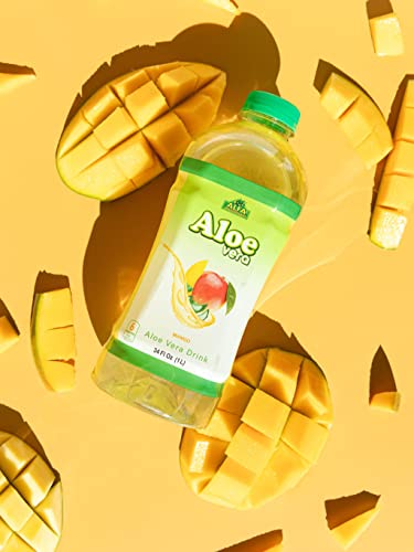 natural pulp aloe vera beverage