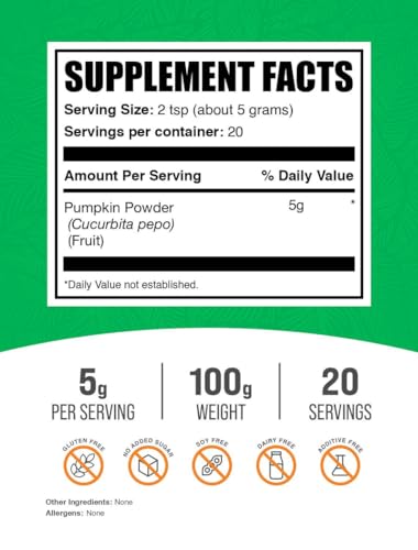 natural pumpkin powder for wellness