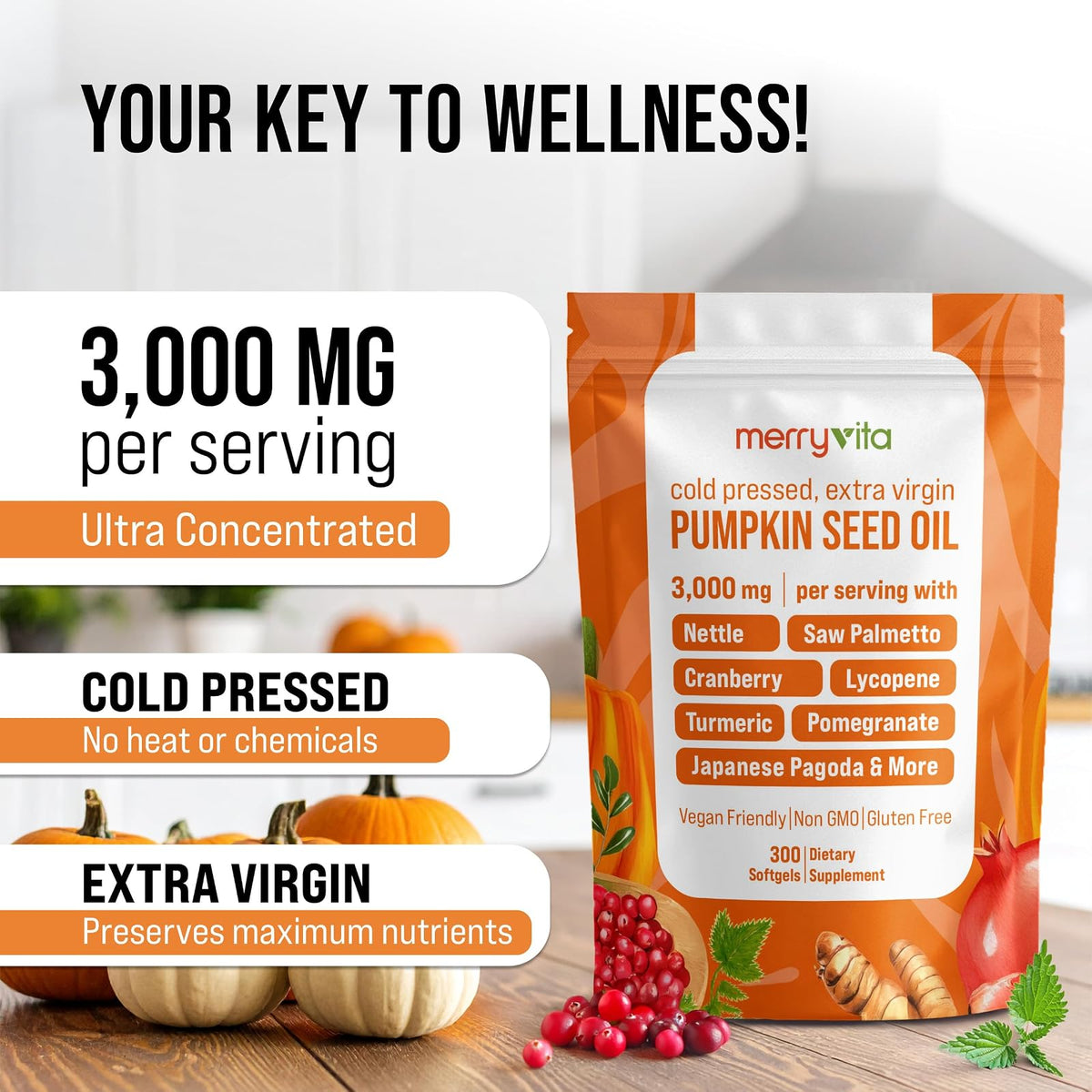 Natural pumpkin seed oil benefits