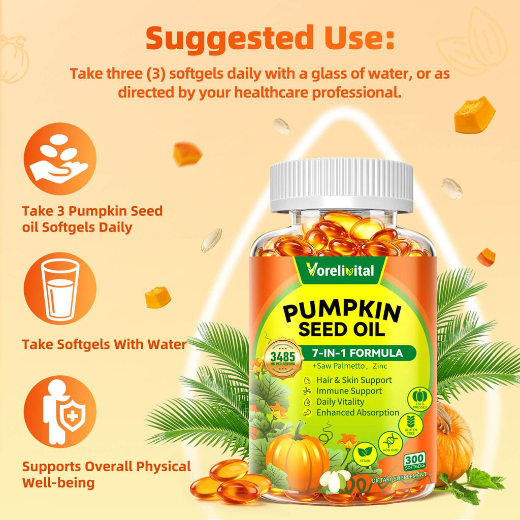 natural pumpkin seed oil capsules
