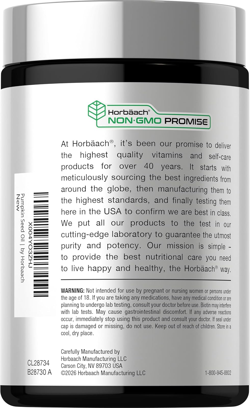 natural pumpkin seed oil supplement
