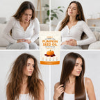 Natural pumpkin seed oil supplement
