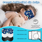 natural pure silk eye cover for children