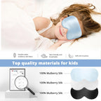 natural pure silk eye cover for children