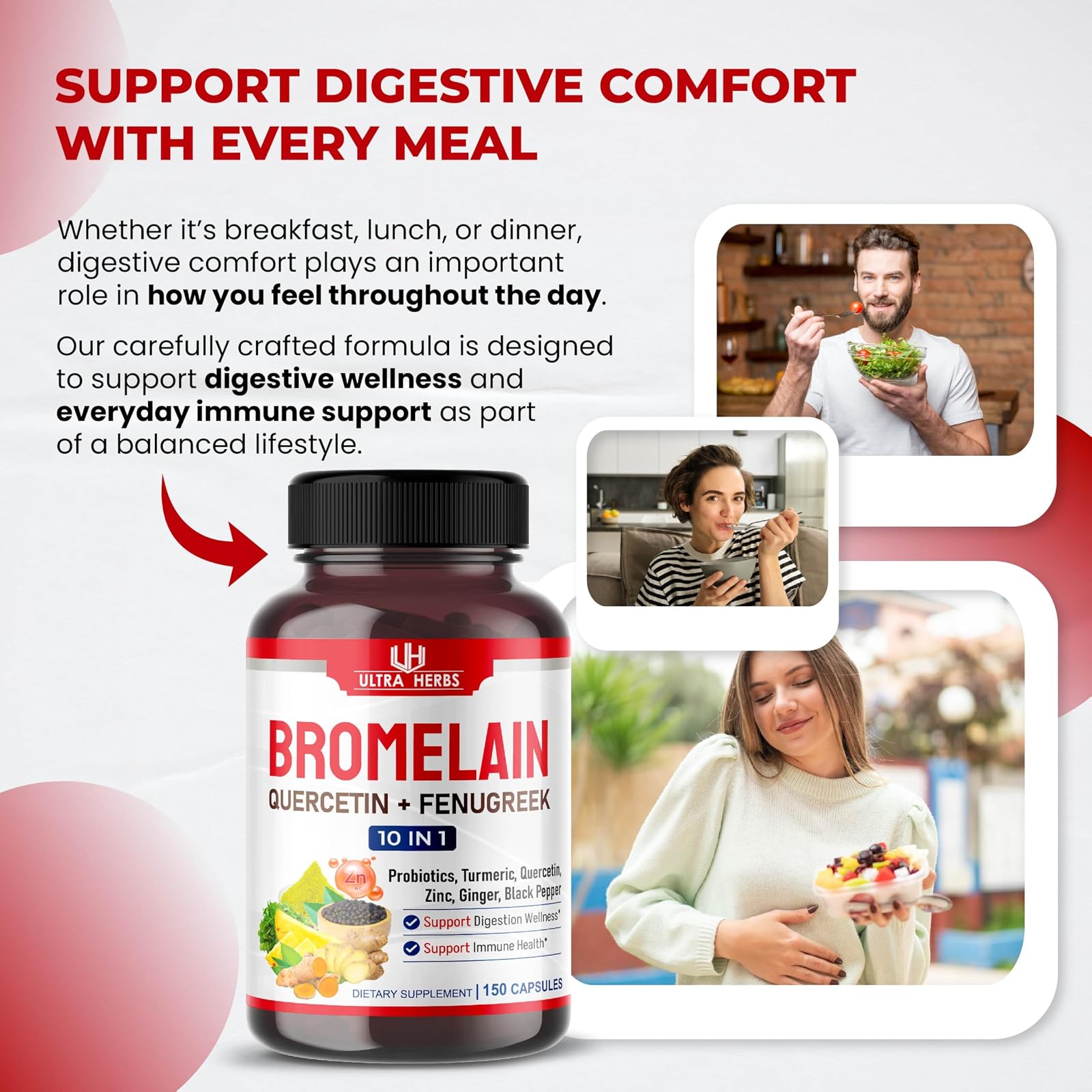 natural quercetin bromelain supplement