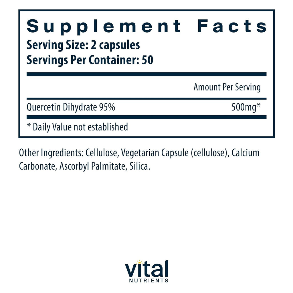 natural quercetin capsules for allergies