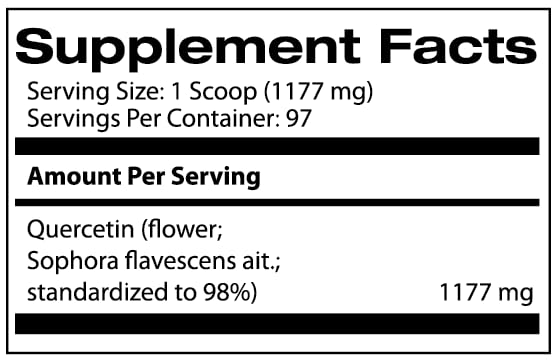 natural quercetin for allergies