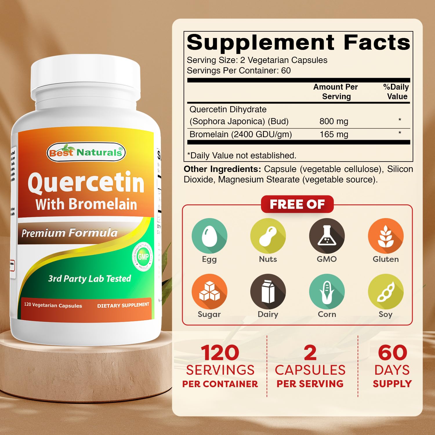 natural quercetin for allergy relief