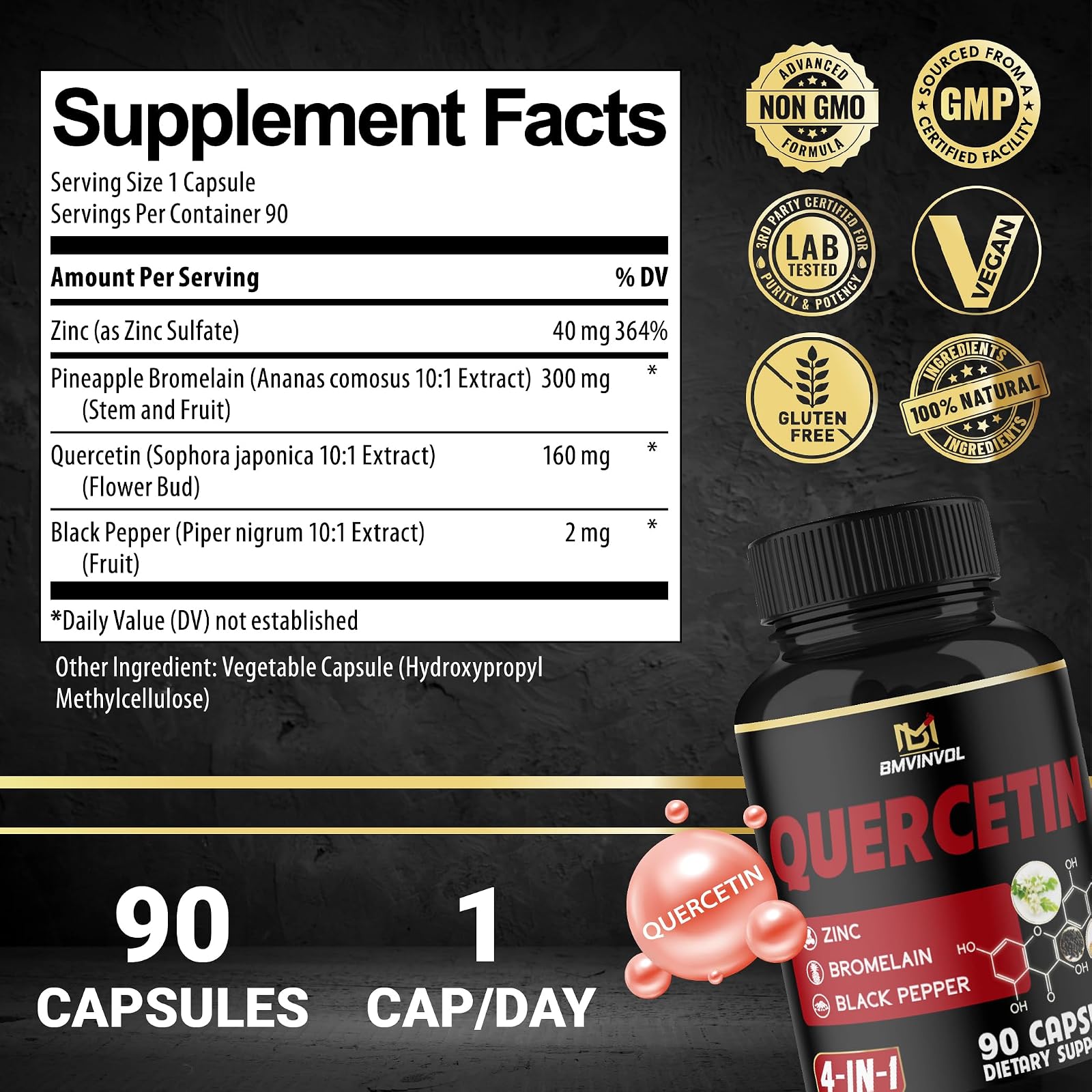 natural quercetin supplement for allergies
