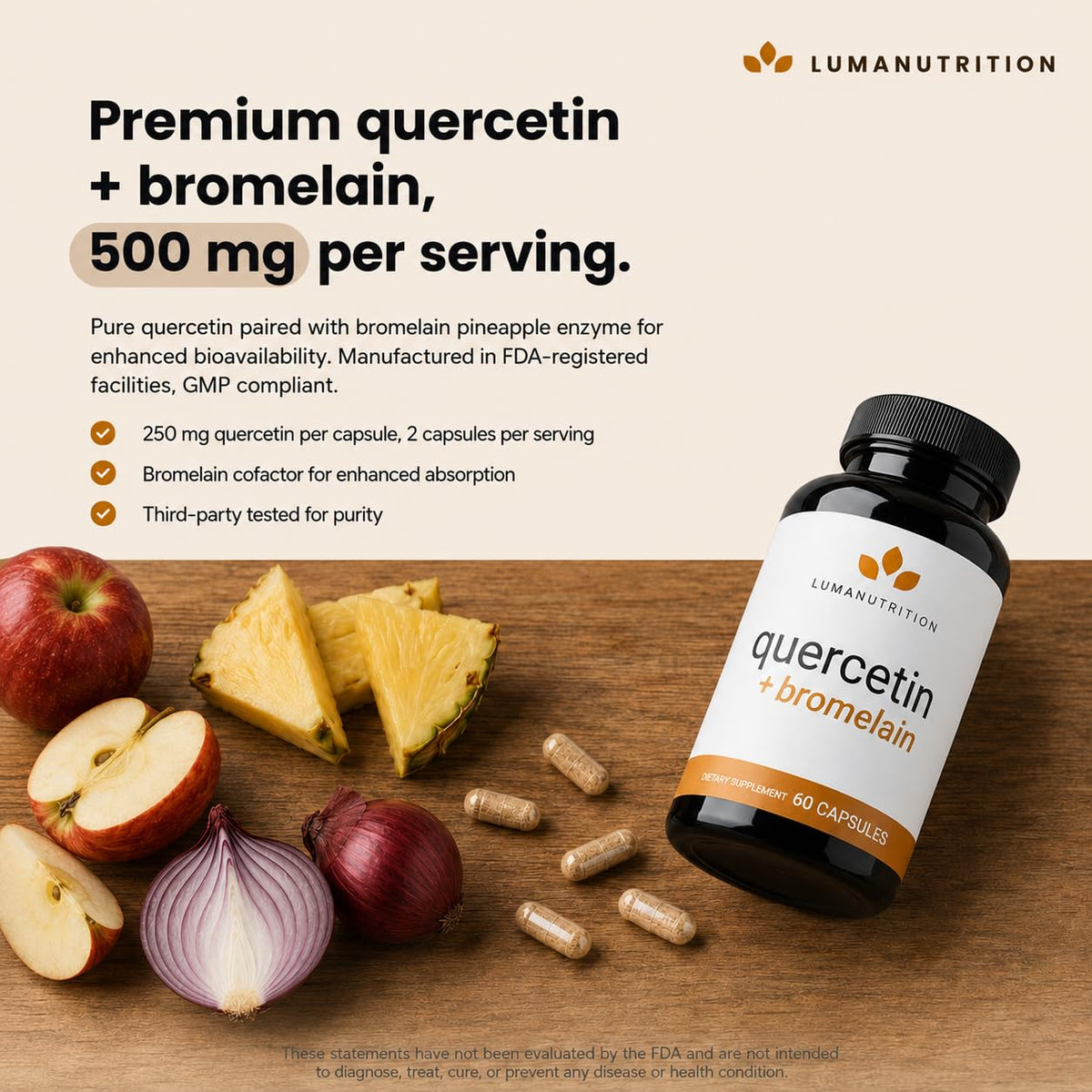 natural quercetin supplement for allergies