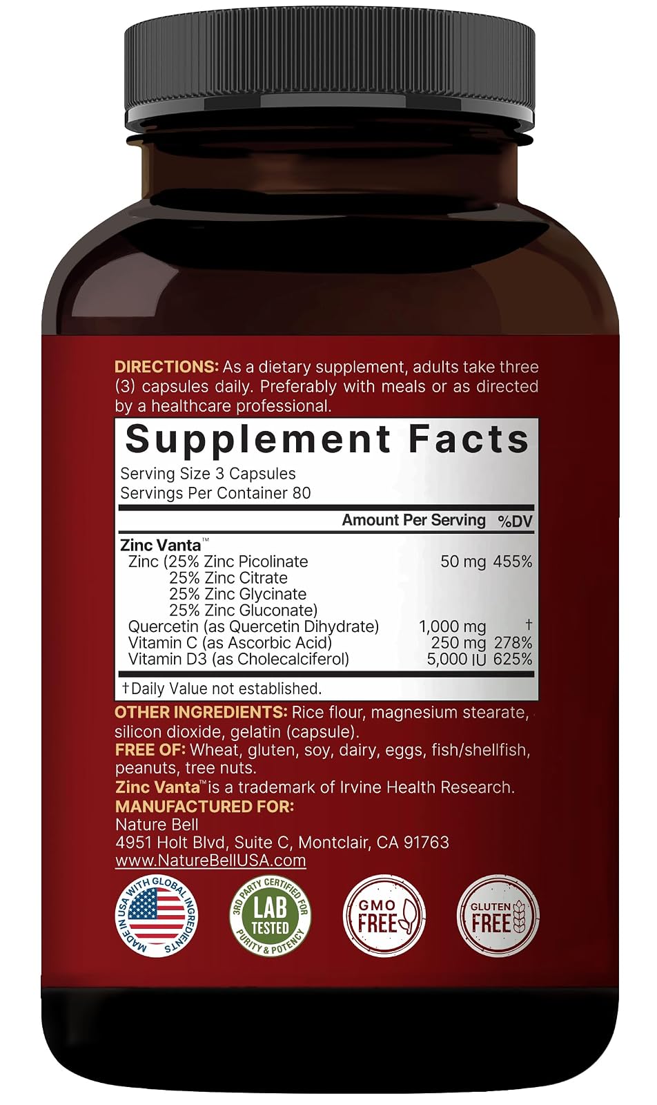 natural quercetin supplement for antioxidant support